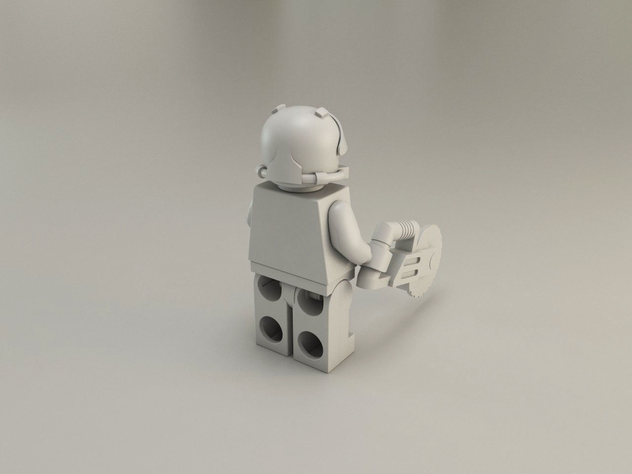 LEGO Rock Raiders figure 3D model | CGTrader