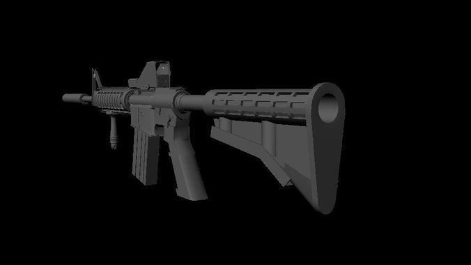 Maverick ar - rifle free VR / AR / low-poly 3D model | CGTrader