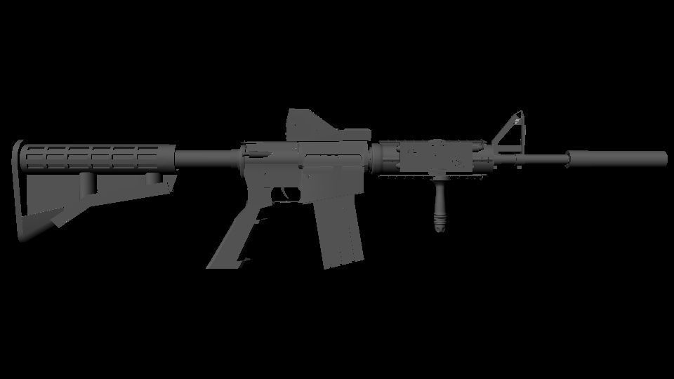 Maverick ar - rifle free VR / AR / low-poly 3D model | CGTrader
