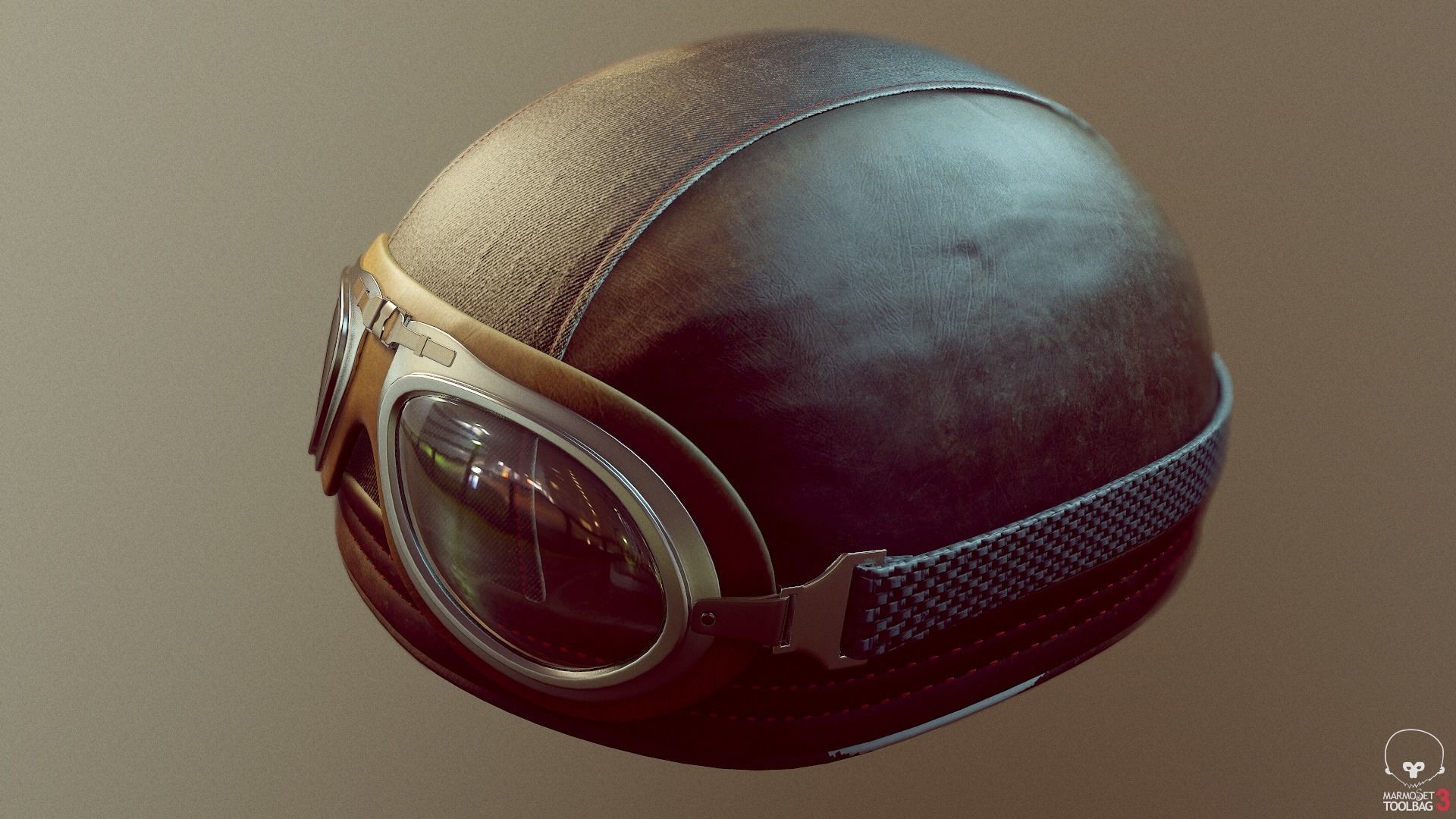 Biker Helmet 3D model | CGTrader