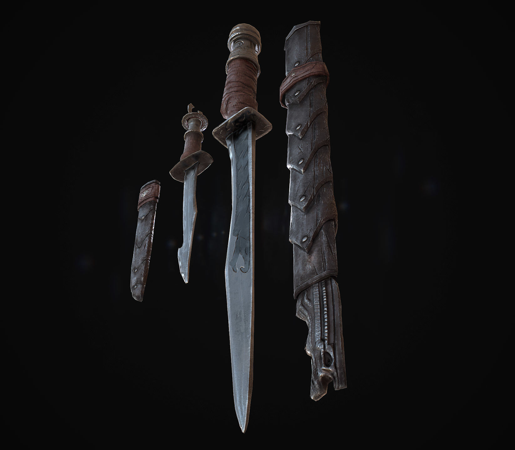 3D model Argonian weapons VR / AR / low-poly | CGTrader