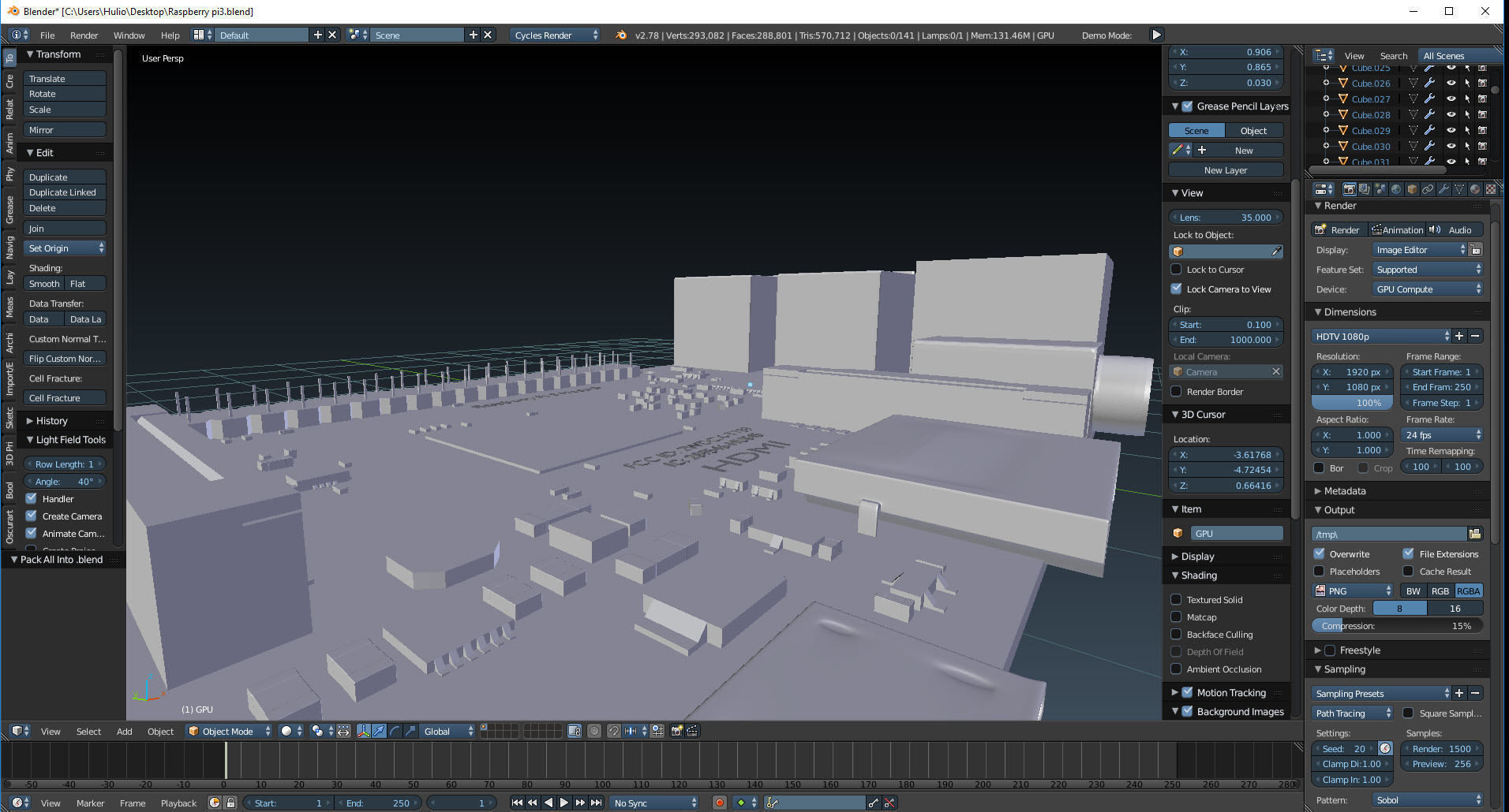 Raspberry Pi 3 Model B 3D model | CGTrader