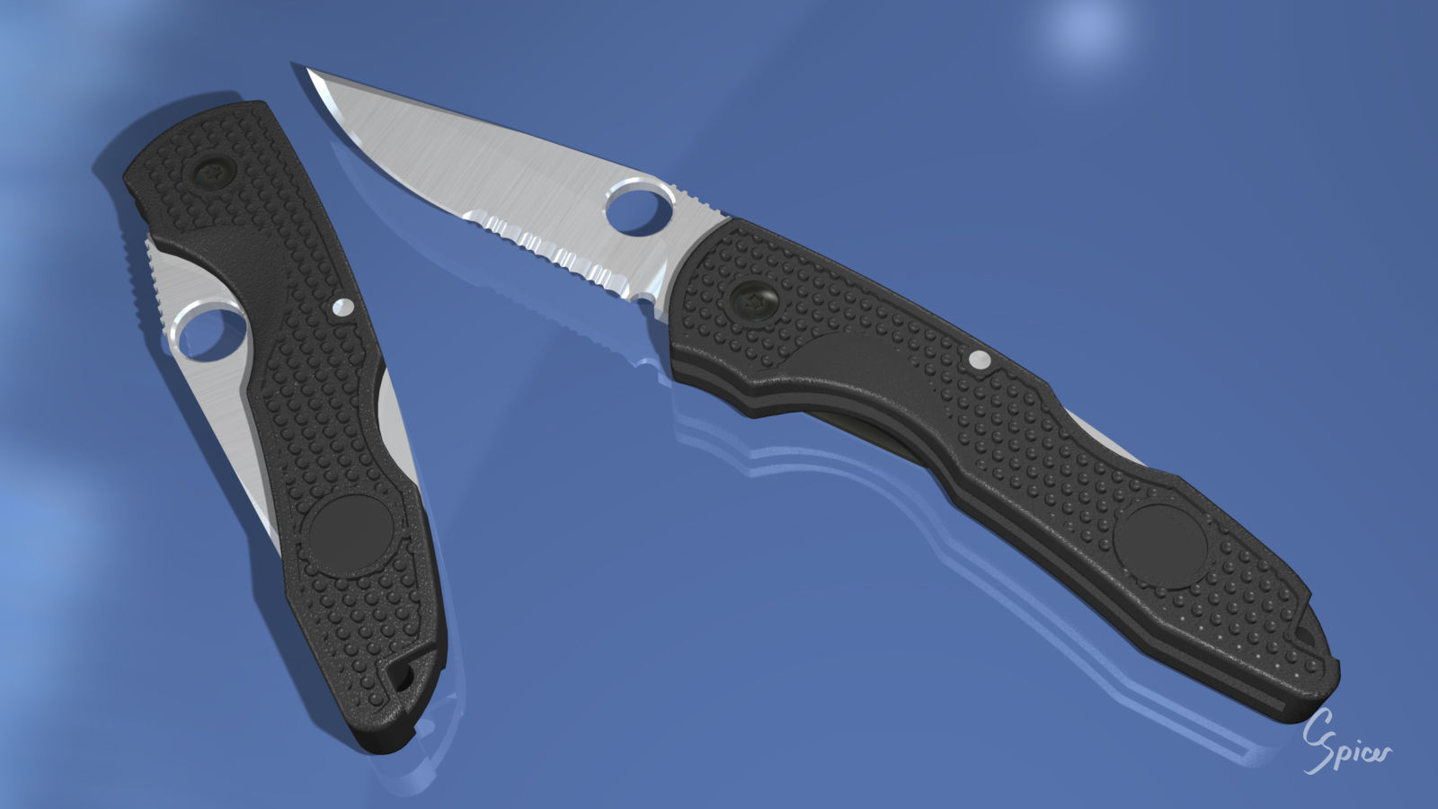 Folding Pocket Knife 3D model | CGTrader