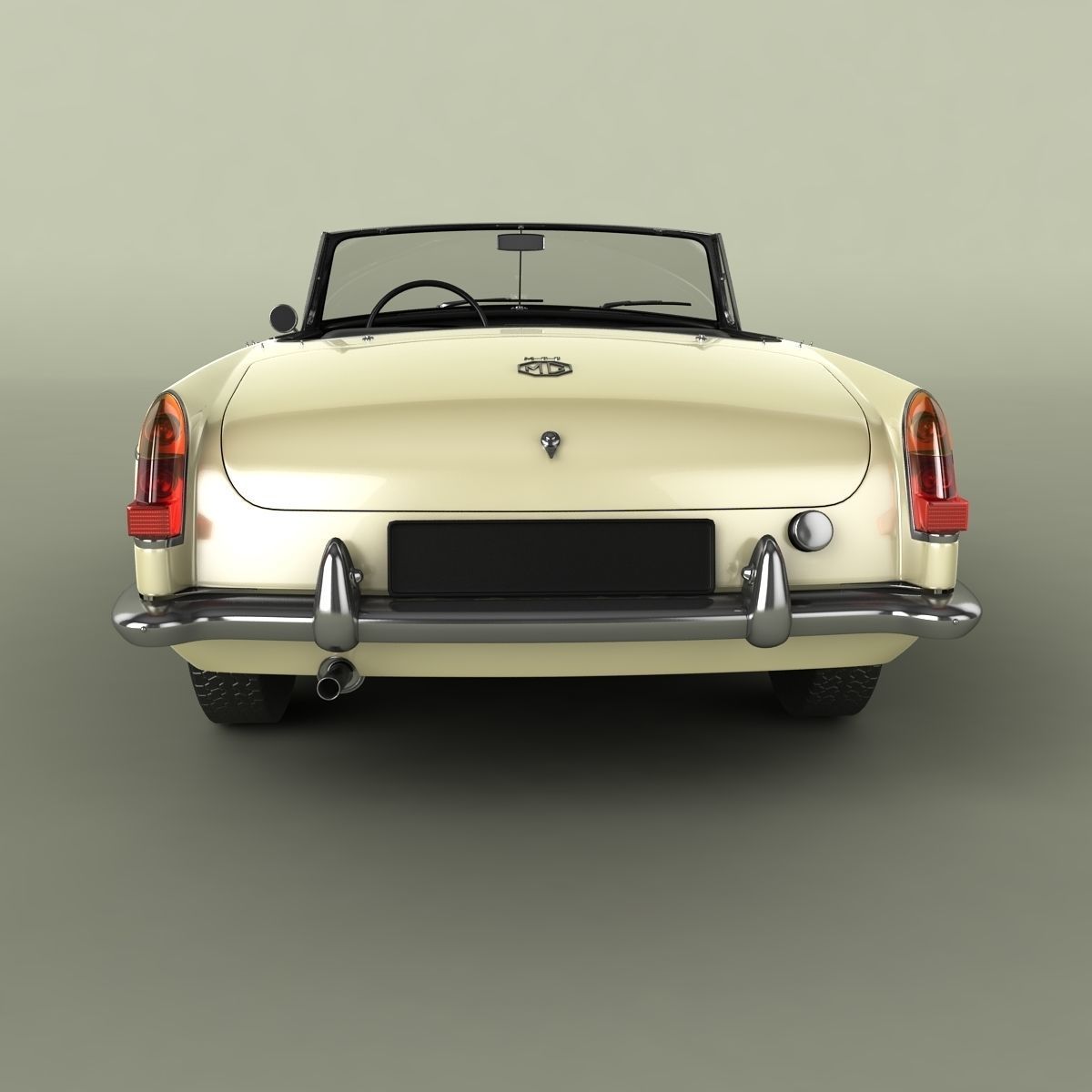 MG MGC 3D model | CGTrader