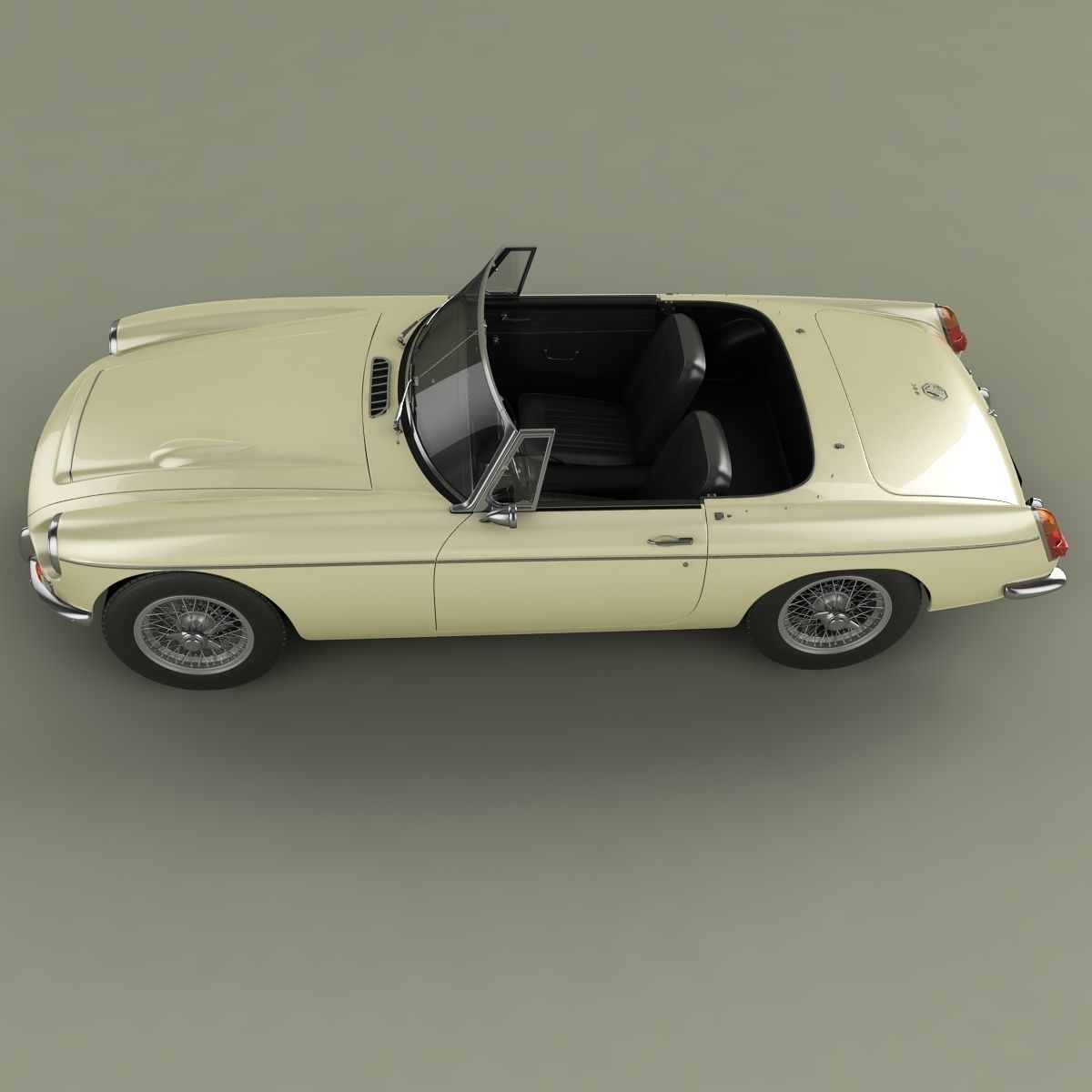 MG MGC 3D model | CGTrader