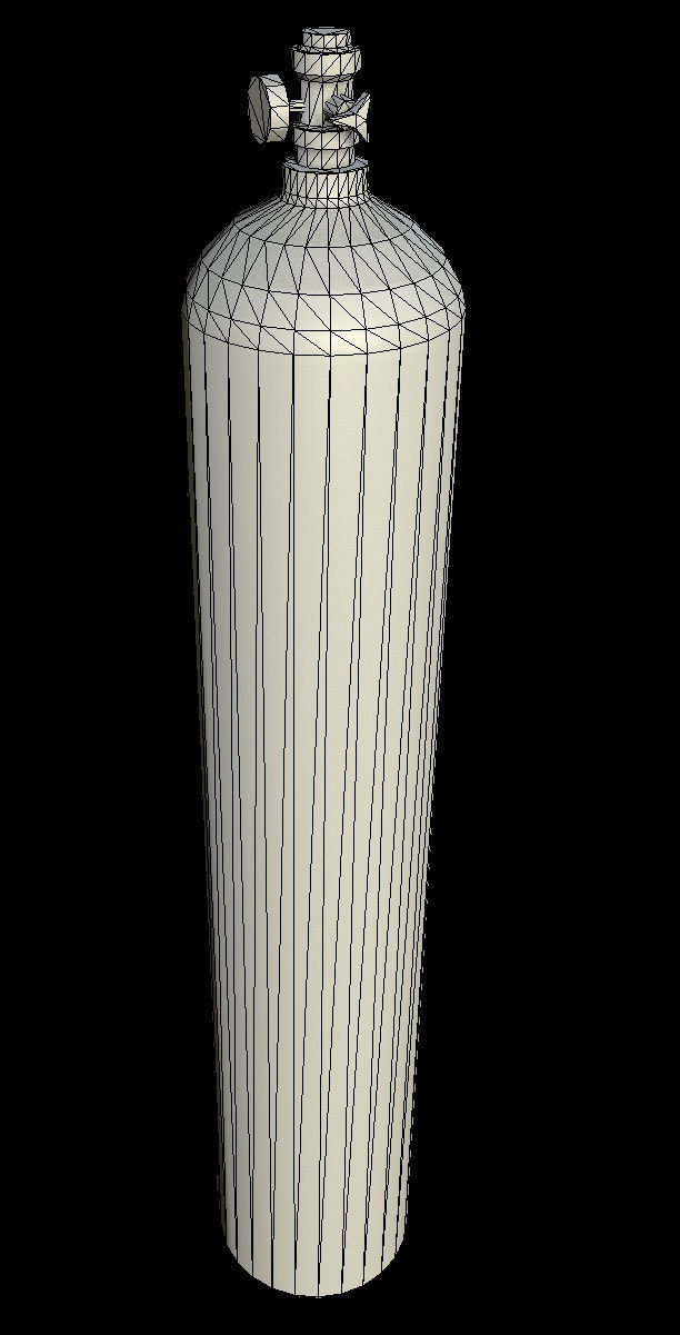3D model Oxygen Tank - PBR - Textured VR / AR / low-poly | CGTrader