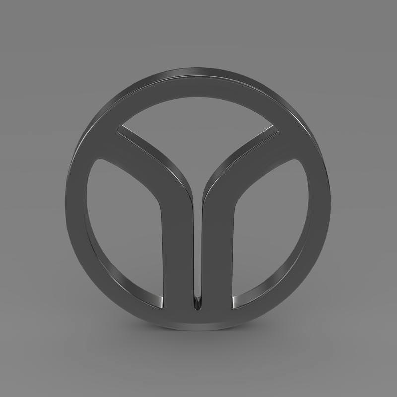 Yugo Logo 3D Model .max .obj .3ds .fbx .c4d .lwo .lw .lws - CGTrader.com