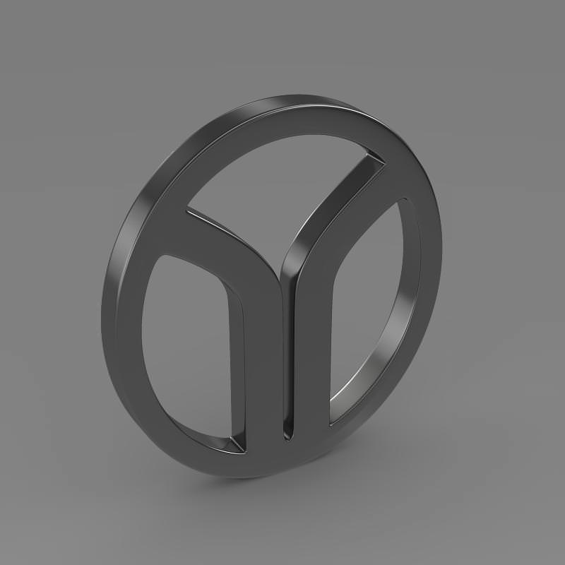 Yugo Logo 3D Model .max .obj .3ds .fbx .c4d .lwo .lw .lws - CGTrader.com