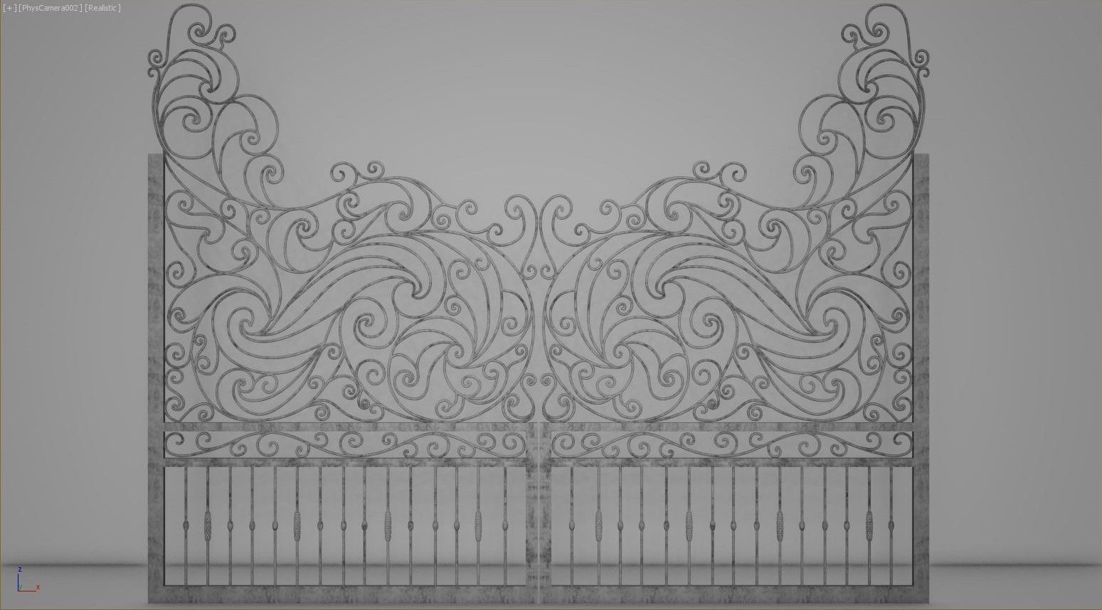 Iron Gate 3D model | CGTrader