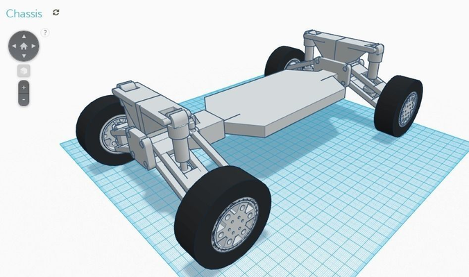 Simple Chassis Model free 3D model 3D printable | CGTrader