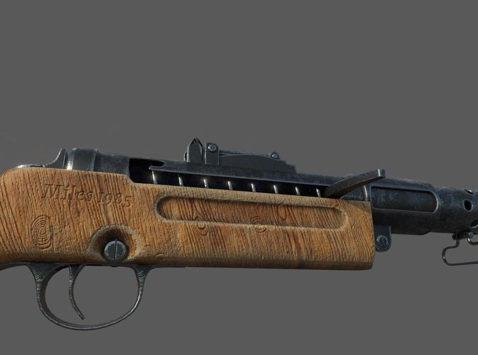 mp 28 submachine gun free 3D model | CGTrader
