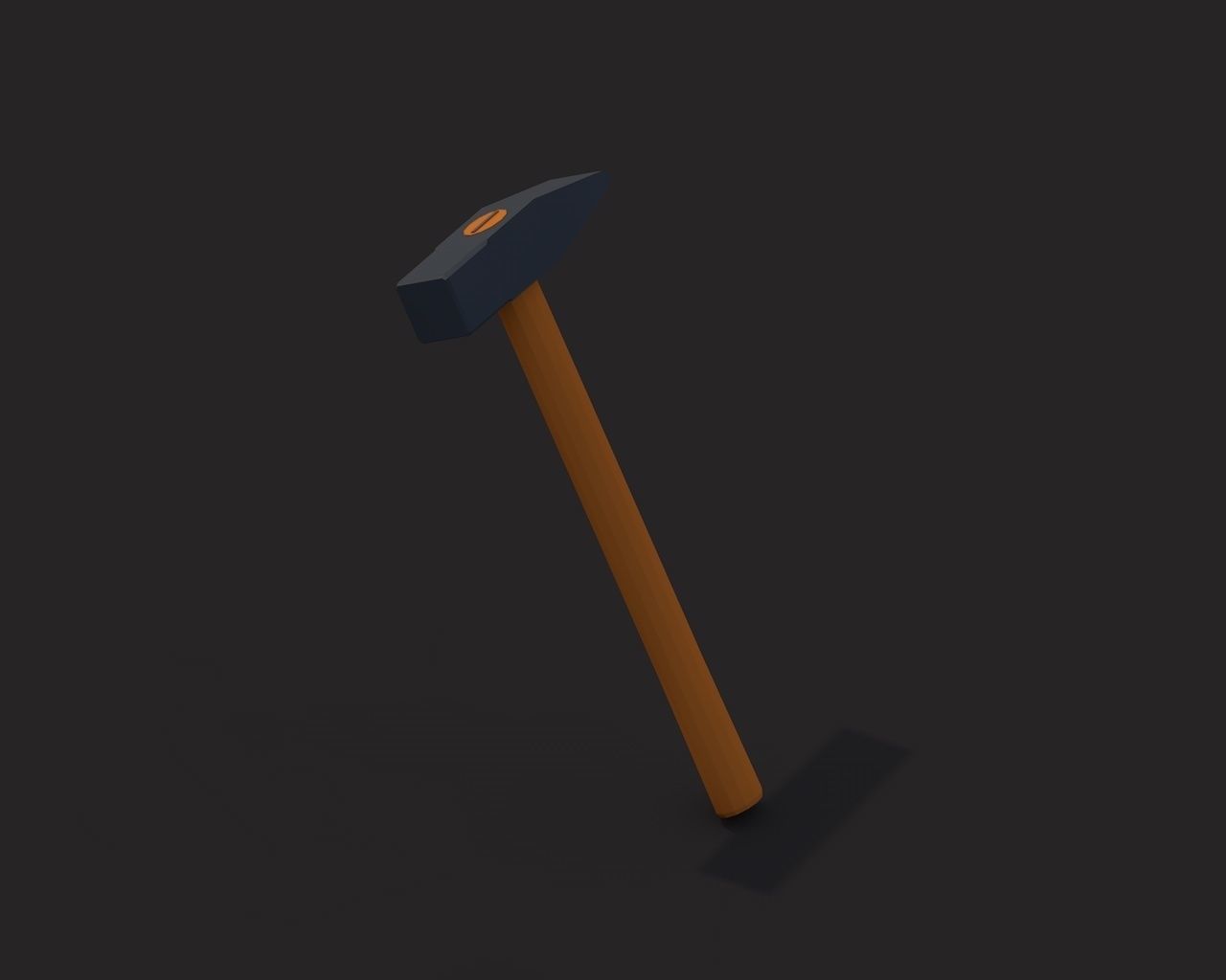 3D model Low Poly Hammer V2 VR / AR / low-poly | CGTrader