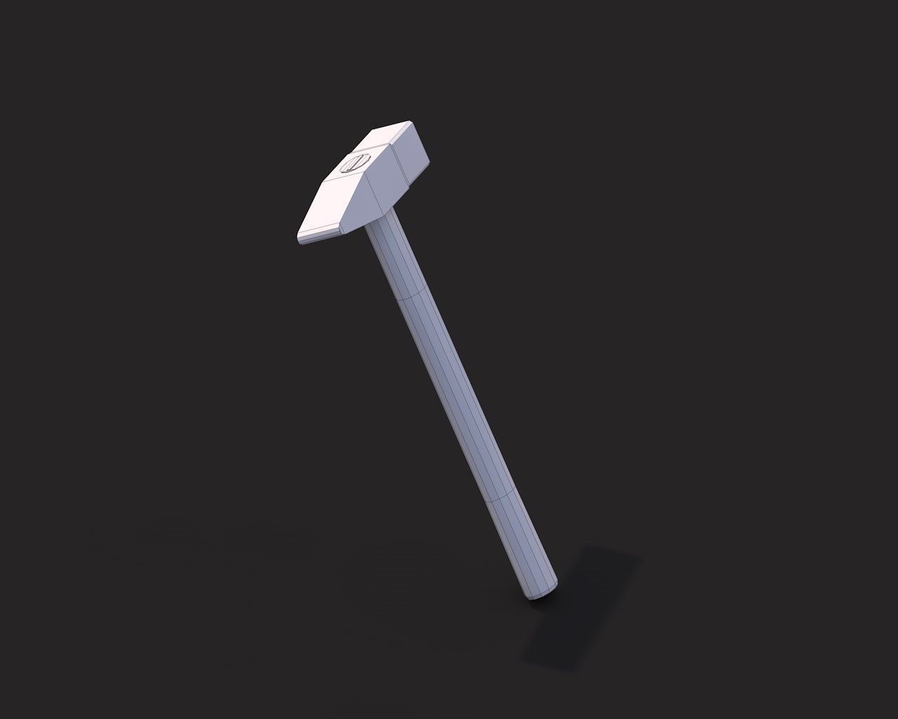 3D model Low Poly Hammer V2 VR / AR / low-poly | CGTrader