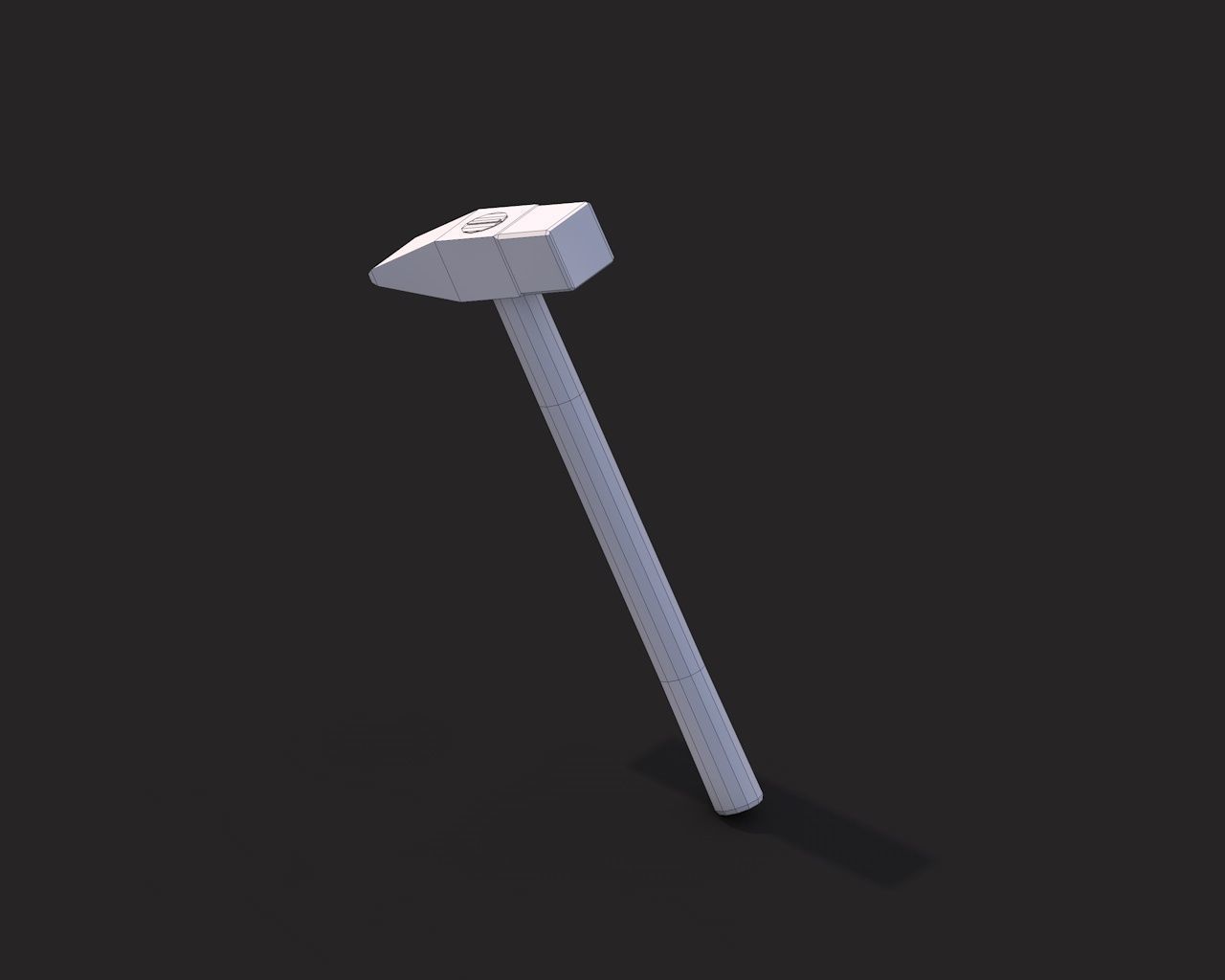 3D model Low Poly Hammer V2 VR / AR / low-poly | CGTrader