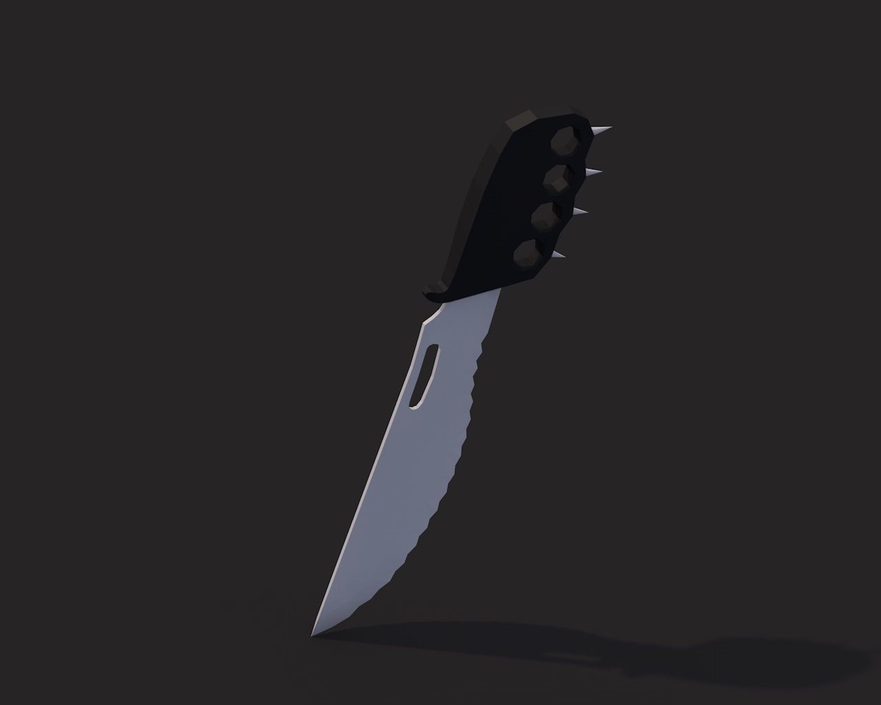 3D model Low Poly Combat Knives Pack VR / AR / low-poly | CGTrader