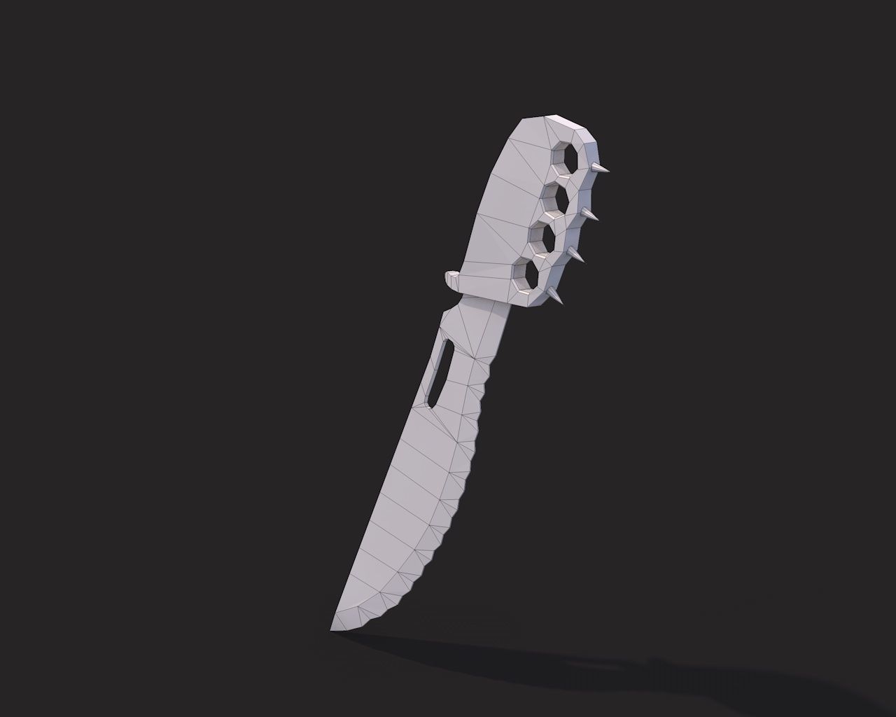 3D model Low Poly Combat Knives Pack VR / AR / low-poly | CGTrader