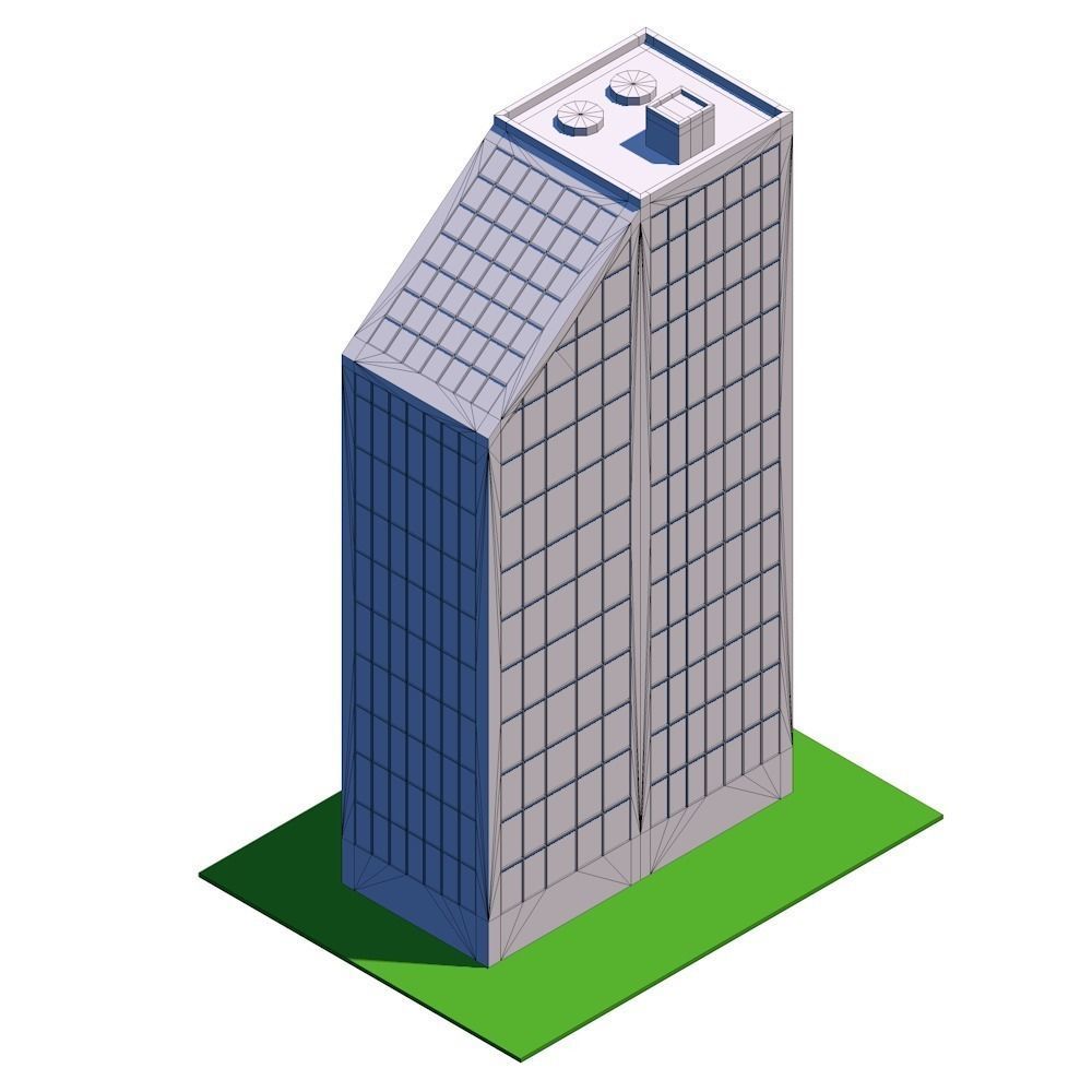 3D model Low Poly Cityscape Pack VR / AR / low-poly | CGTrader