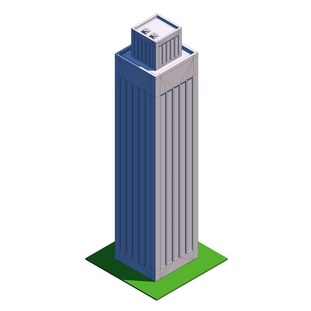 3D model Low Poly Cityscape Pack VR / AR / low-poly | CGTrader