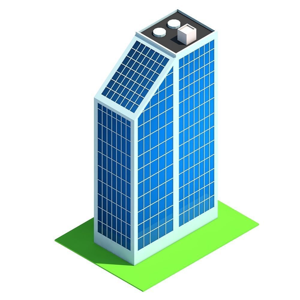 3D model Low Poly Cityscape Pack VR / AR / low-poly | CGTrader