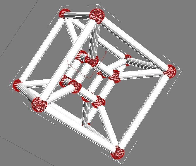 Hypercube 3D model 3D printable | CGTrader