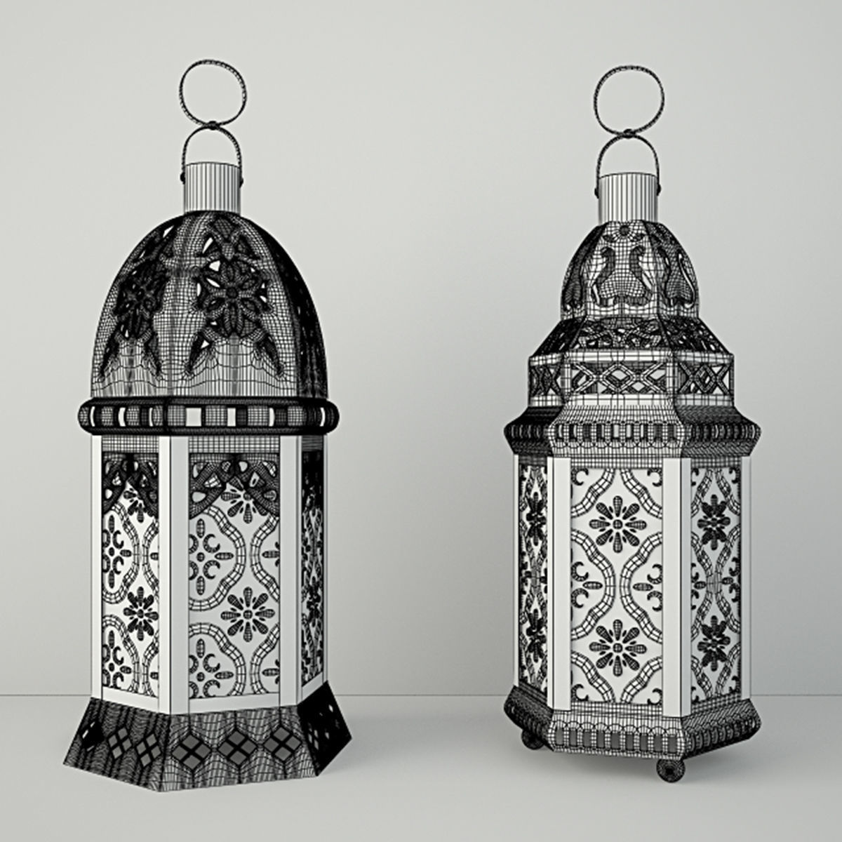 Moroccan Lanterns 3D model | CGTrader