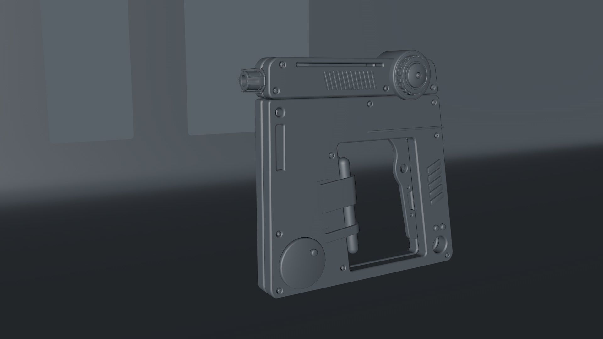 future gun 3D model | CGTrader