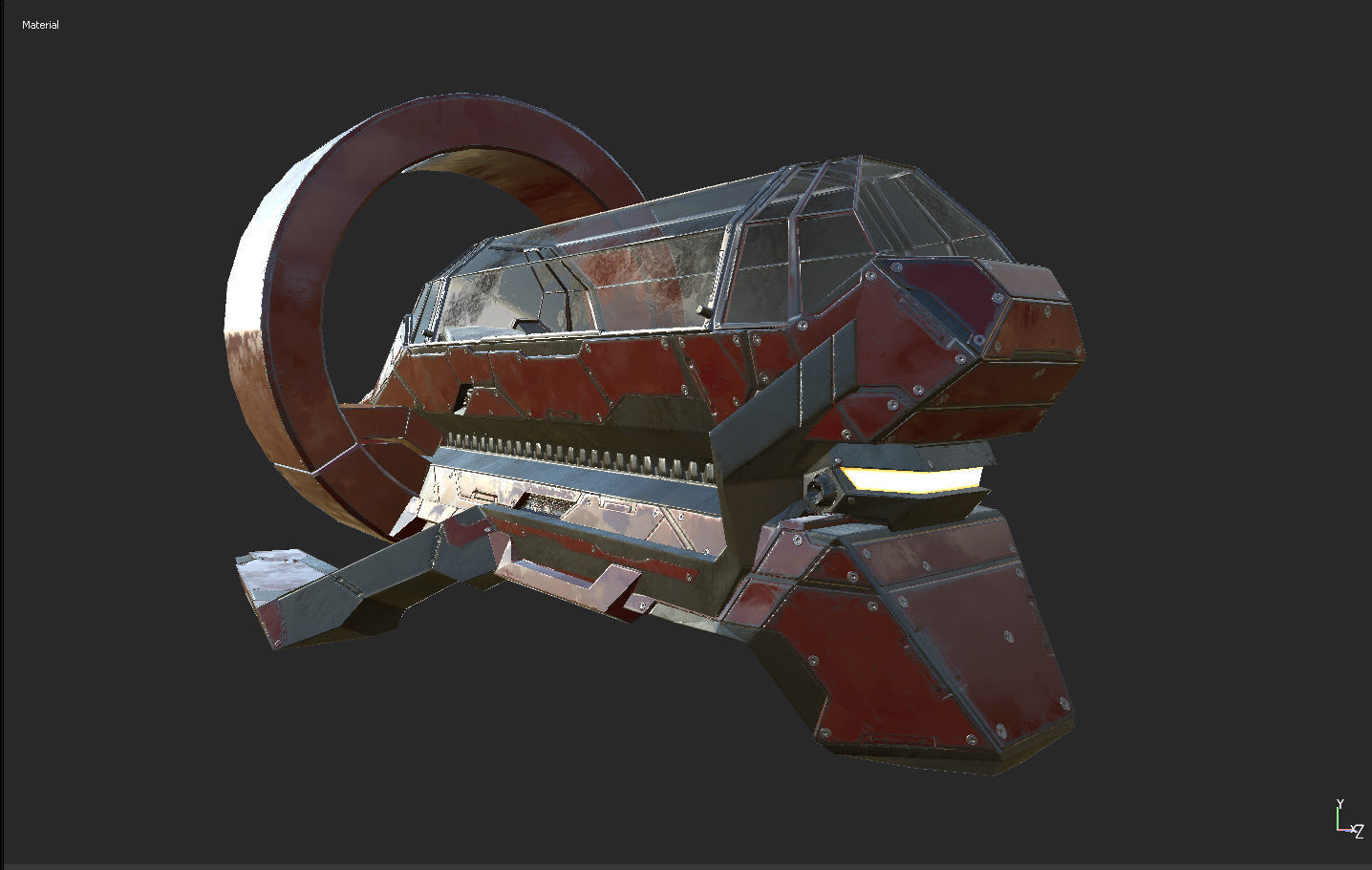 3D model Sci Fi Medic Bot PBR Lowpoly VR / AR / low-poly | CGTrader