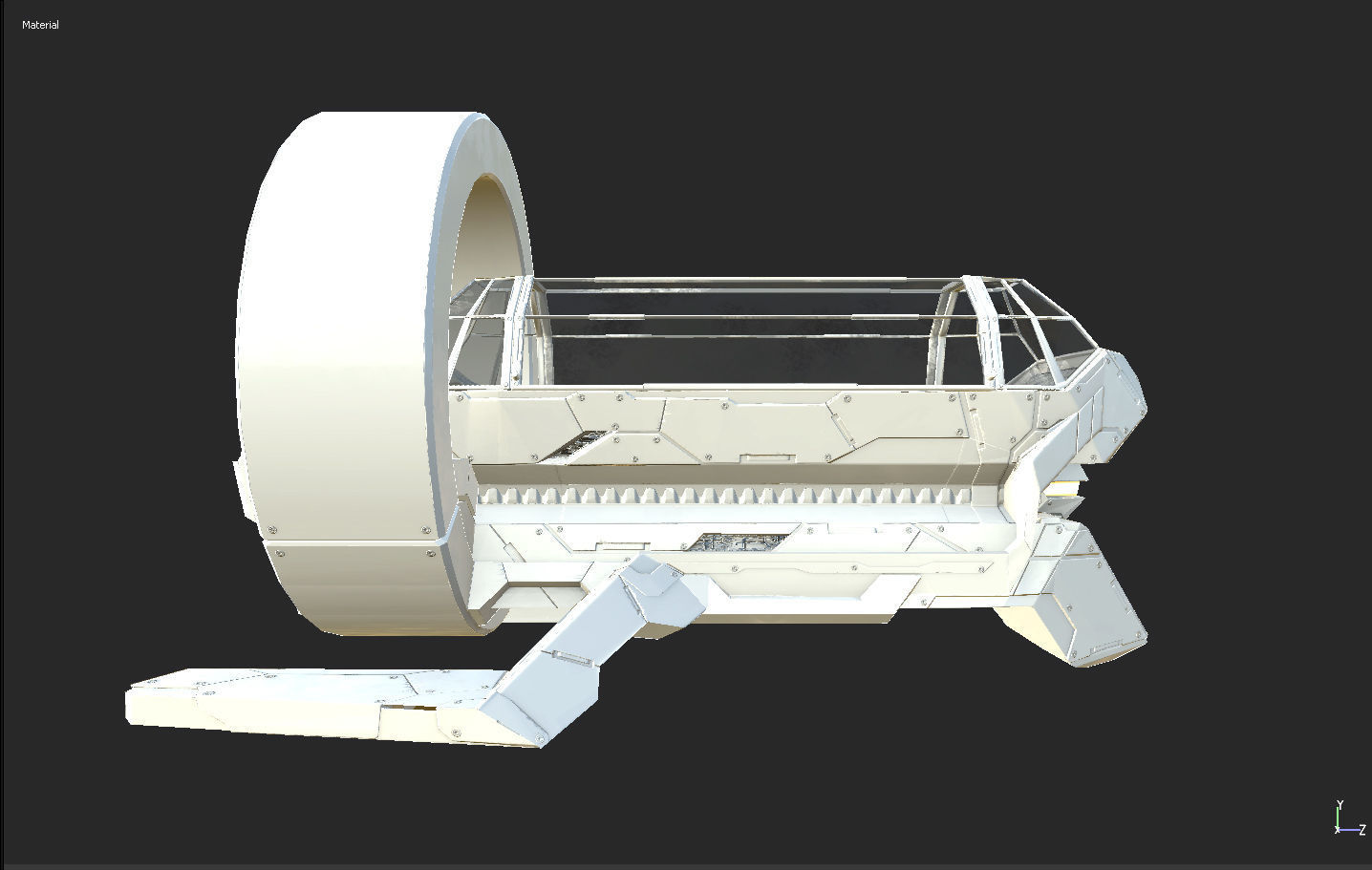 3D model Sci Fi Medic Bot PBR Lowpoly VR / AR / low-poly | CGTrader