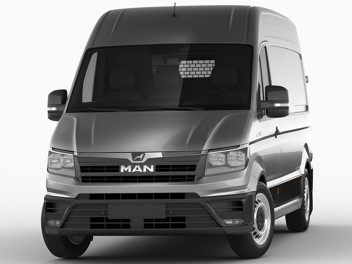 MAN TGE panel van L1H2 3D model | CGTrader