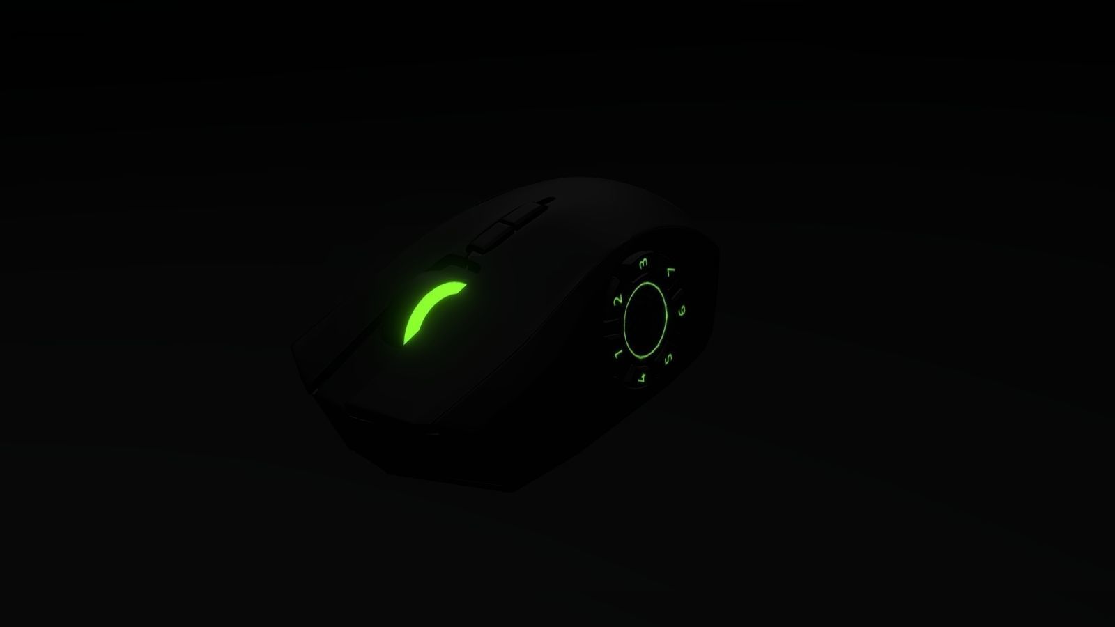 Razer Naga Hex v2 Gaming Mouse 3D model | CGTrader