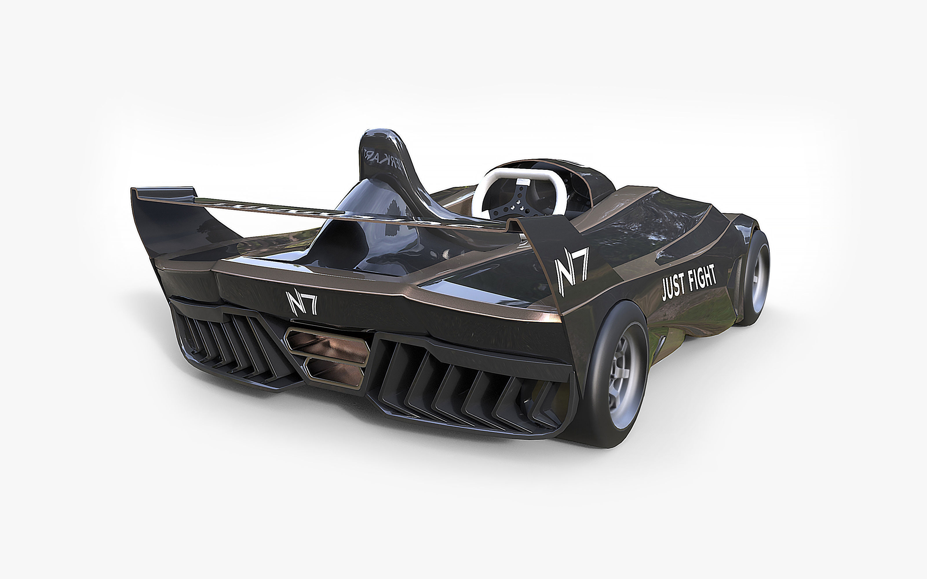 3D model Futuristic Superkart VR / AR / low-poly | CGTrader