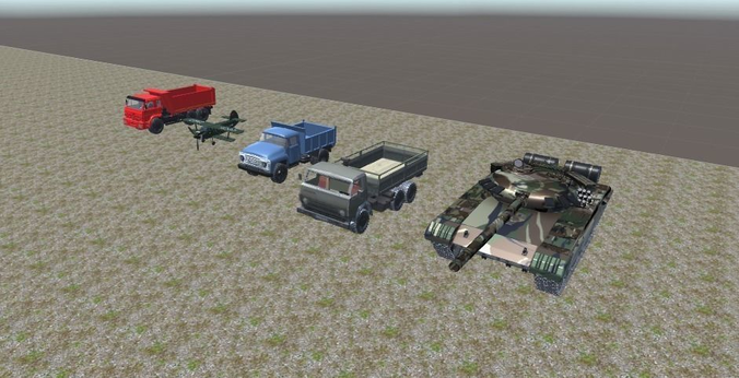 A set of 3D game models free VR / AR / low-poly 3D model | CGTrader