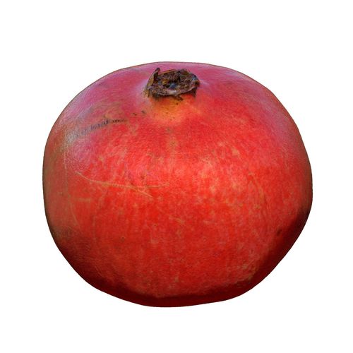 Pomegranate RAW and Decimated 3D Scan KA-03 3D model | CGTrader