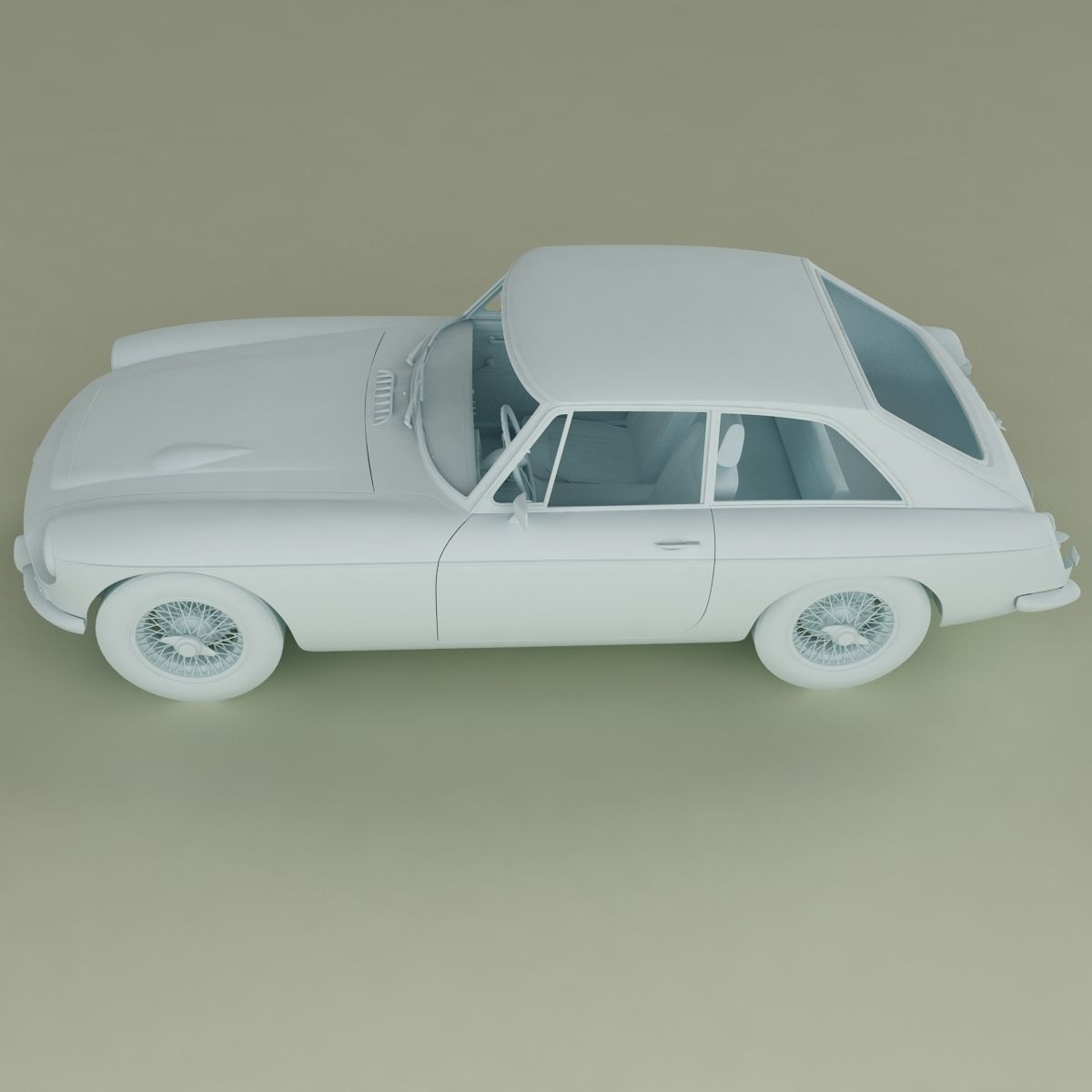 MG MGC GT 3D model | CGTrader