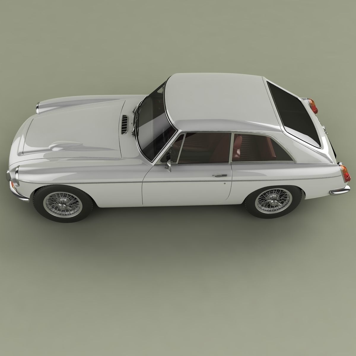MG MGC GT 3D model | CGTrader