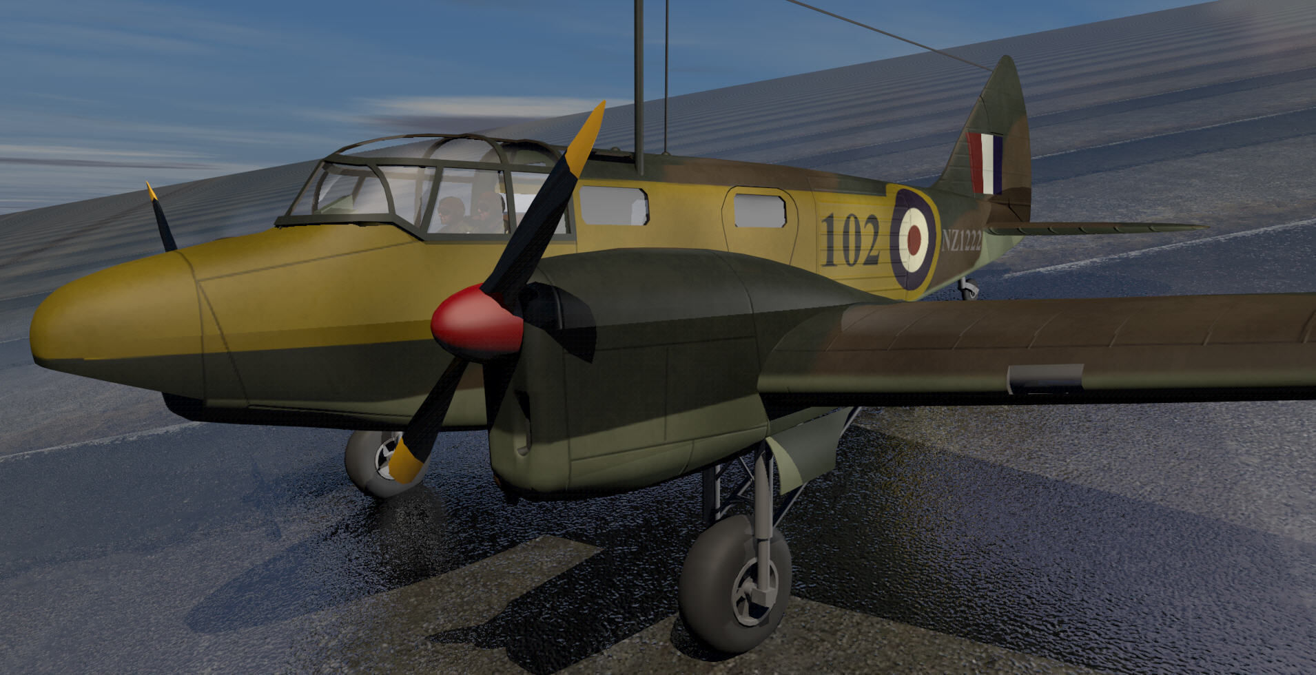 Airspeed AS10 Oxford Mk-1 3D model | CGTrader