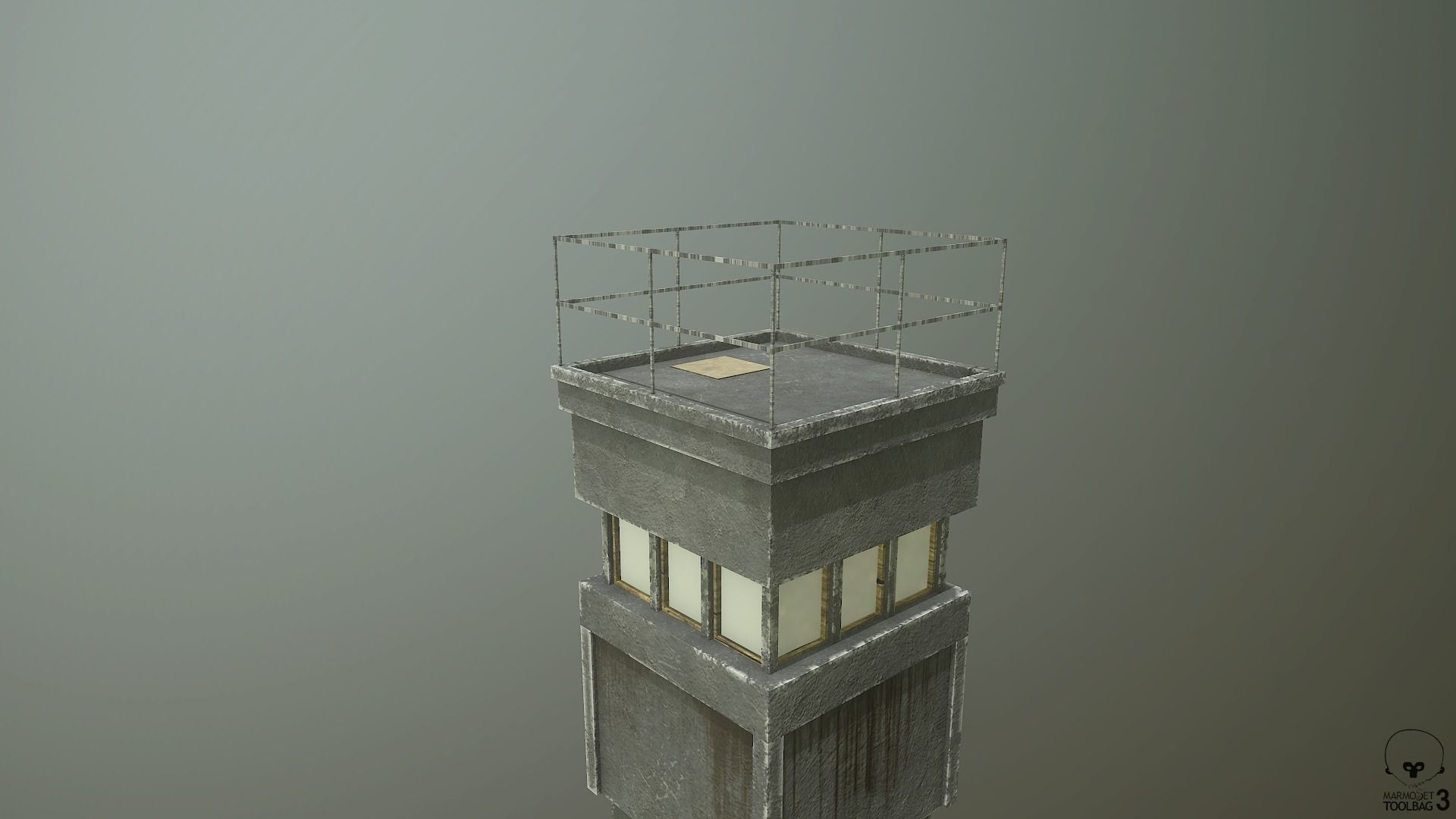3D model Abandoned Guard Tower 02 VR / AR / low-poly | CGTrader