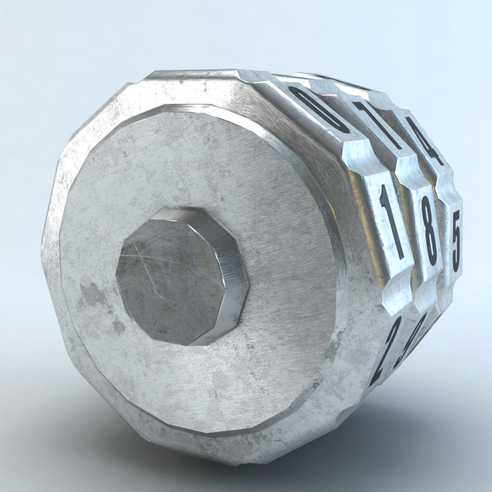 3D model Counter wheel VR / AR / low-poly | CGTrader