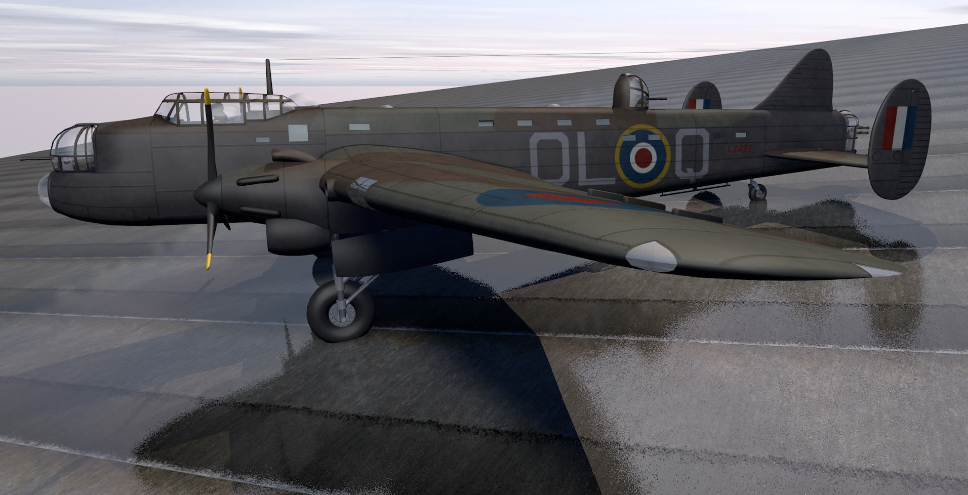 Avro Manchester Mk-1 3D model | CGTrader