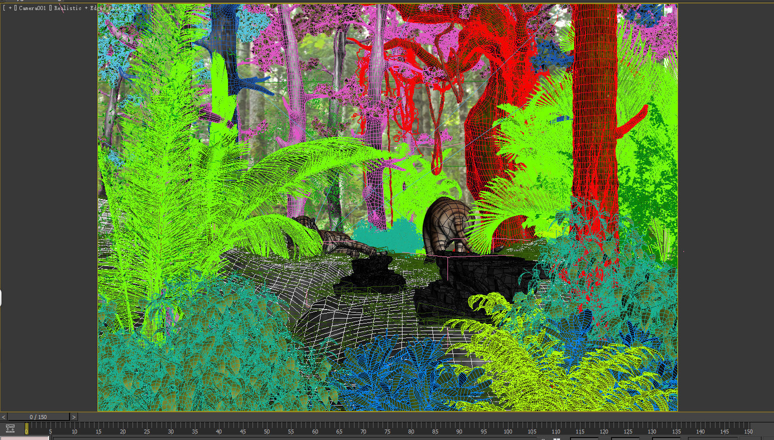 Tiger Forest 3D model animated rigged | CGTrader