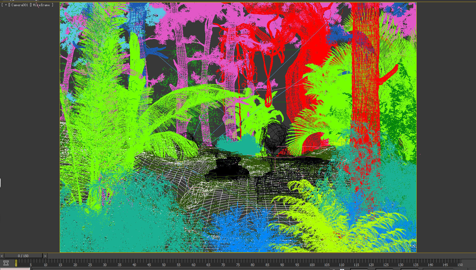 Tiger Forest 3D model animated rigged | CGTrader