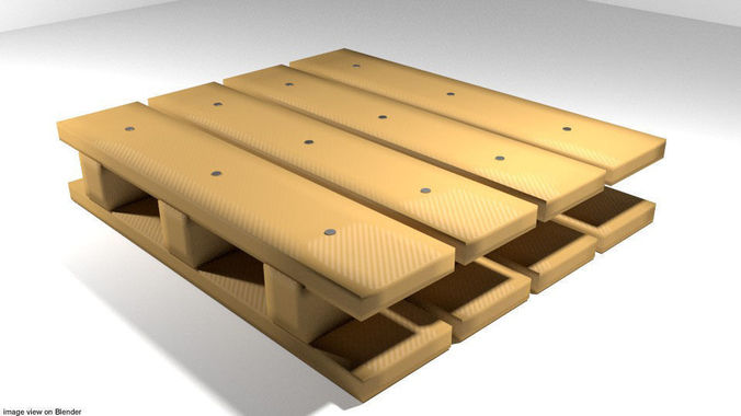 Pallet - Type 1 3D model | CGTrader