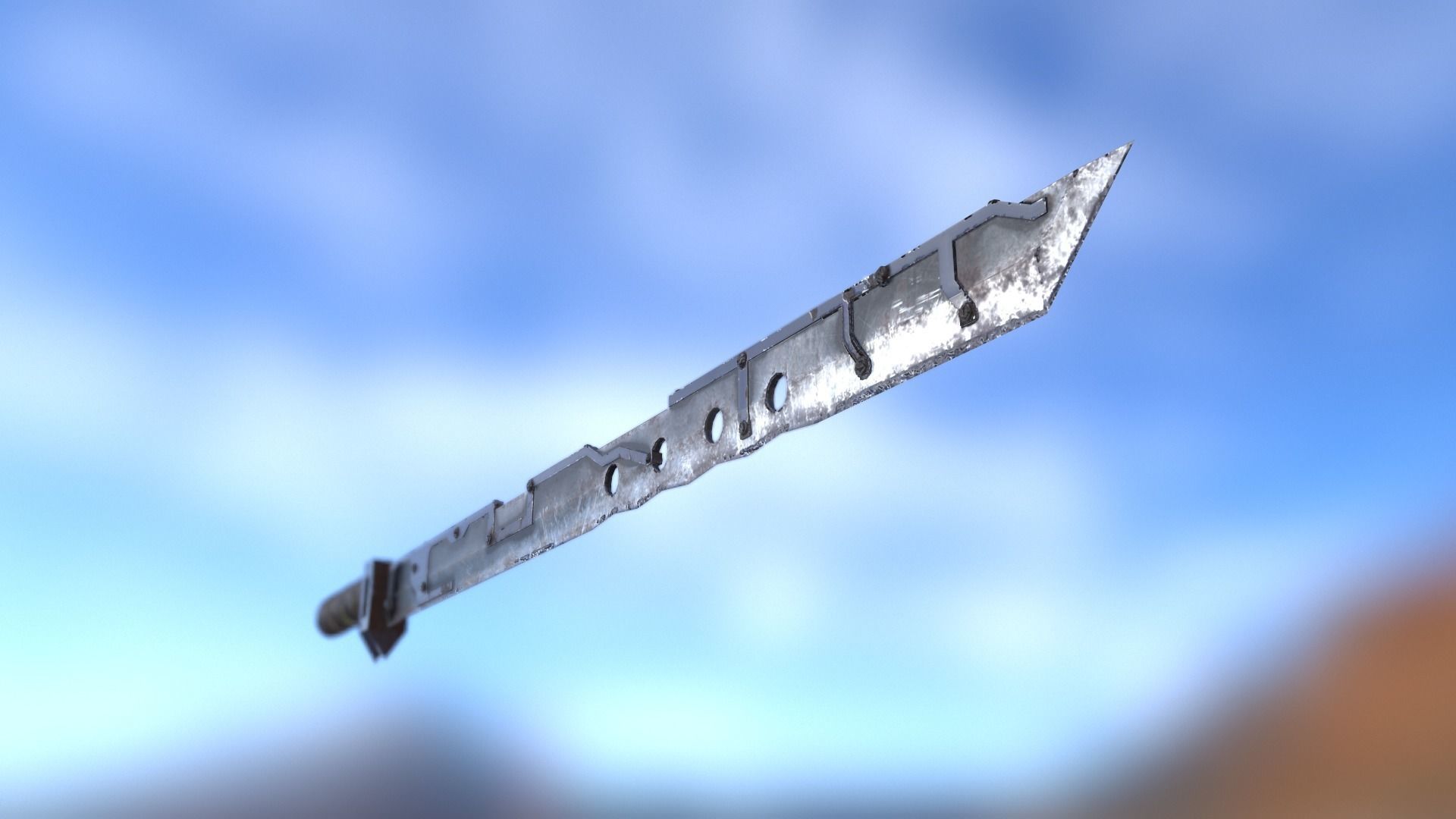 3D model Post apocalypse Blade VR / AR / low-poly | CGTrader