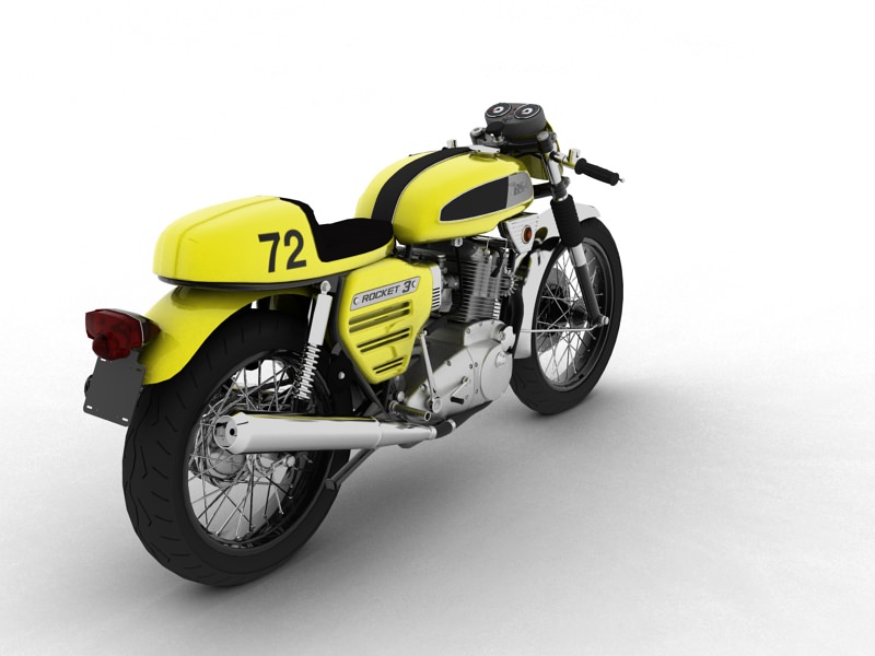 BSA Rocket 3 Racer 1969 3D model | CGTrader
