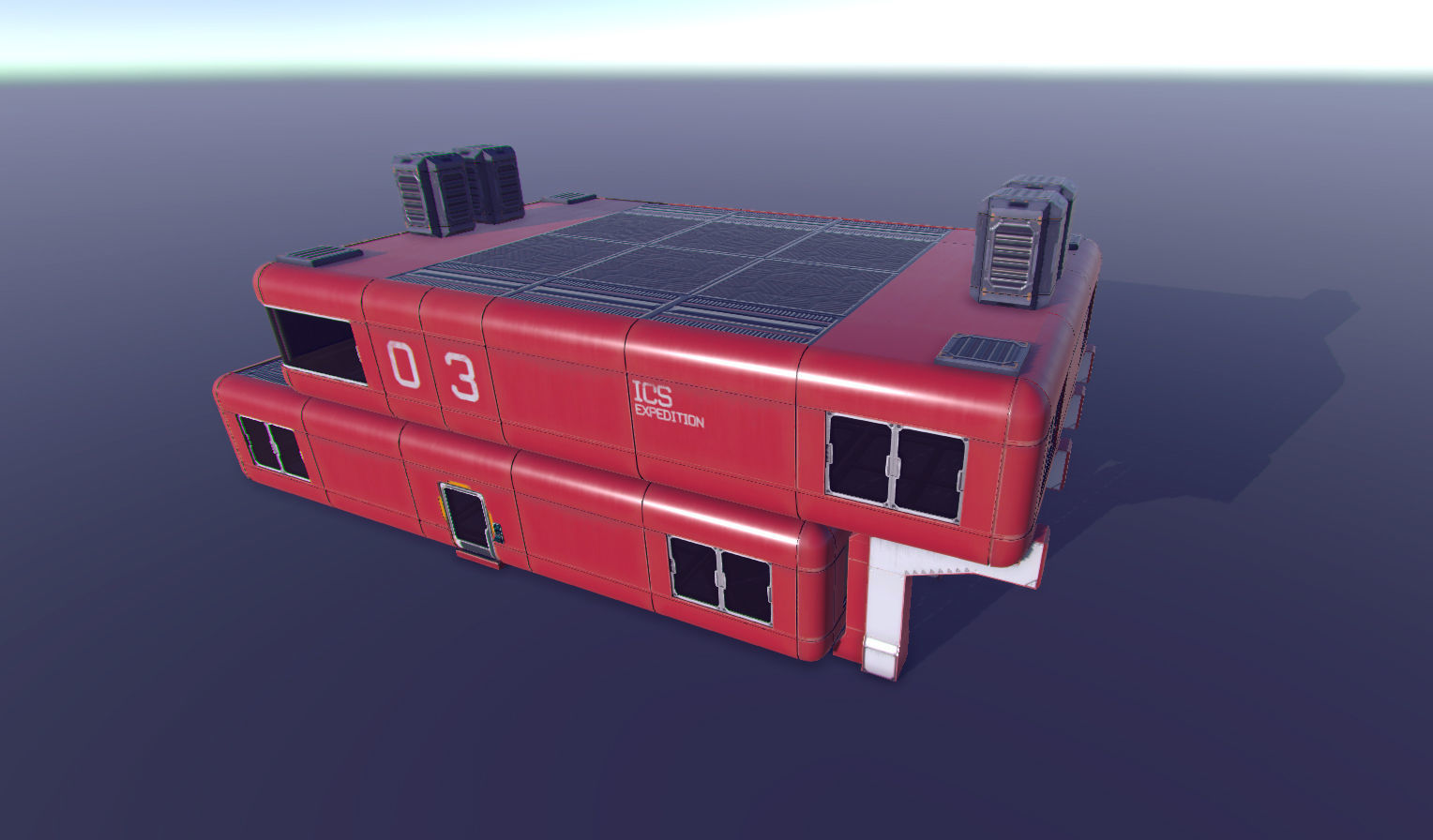 3D model SciFi set of civil engineering VR / AR / low-poly | CGTrader