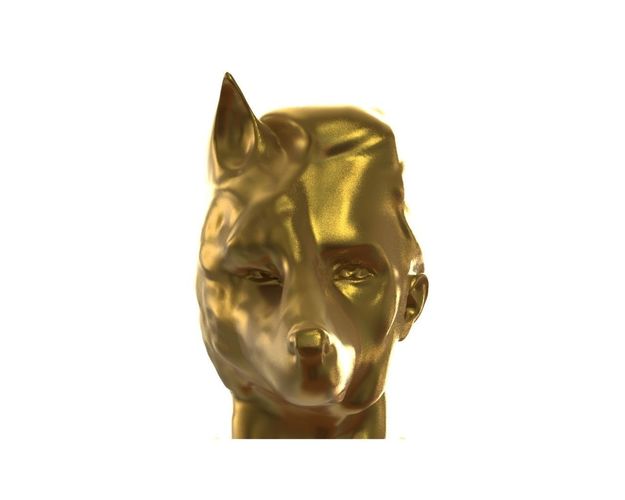 Half Man Half Wolf 3D model 3D printable | CGTrader