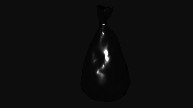 trash bag low poly 3D model | CGTrader