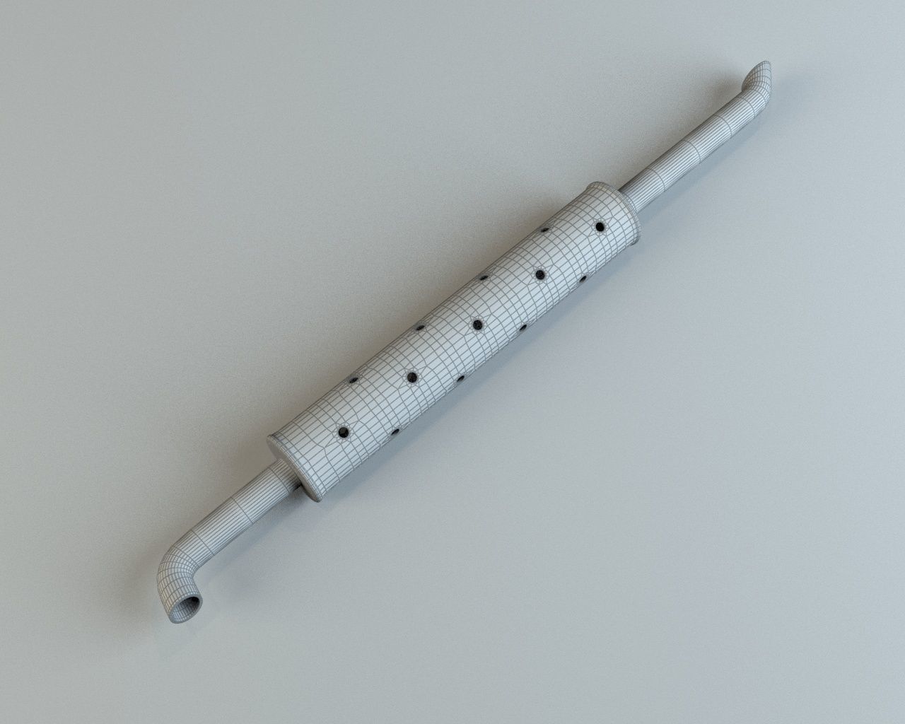 Exhaust pipe free 3D model | CGTrader