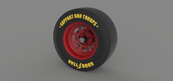 NASCAR wheel 3D model | CGTrader