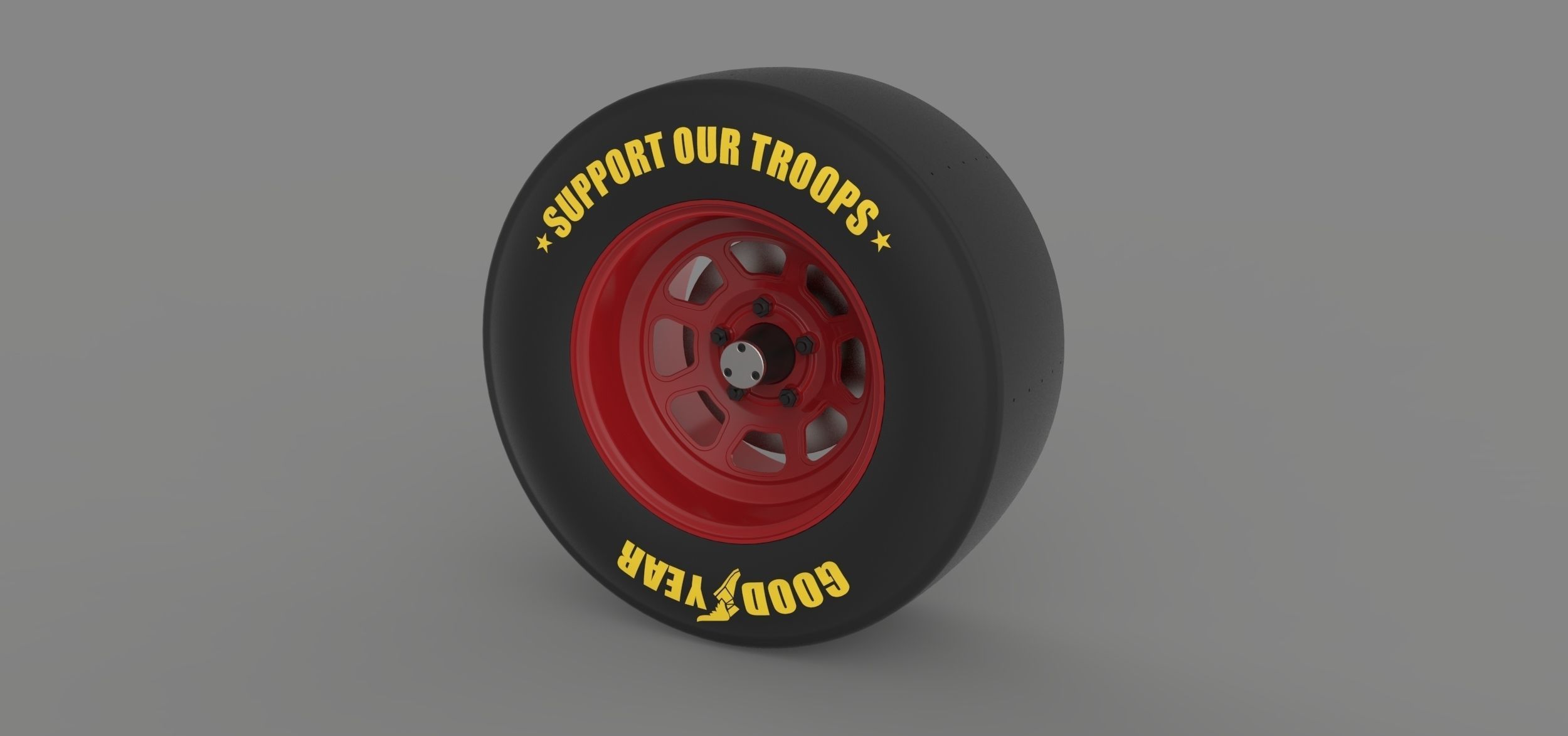 NASCAR wheel 3D model | CGTrader
